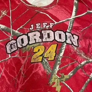 Realtree | Shirts | Vintage Jeff Gordon Realtree Shirt Mens Large Red ...